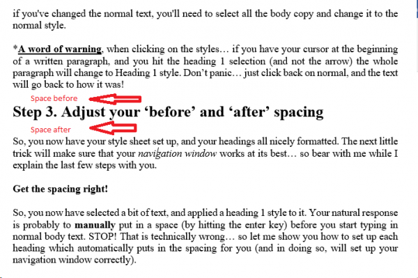 How to Use Style sheets in Microsoft Word to help improve your writing
